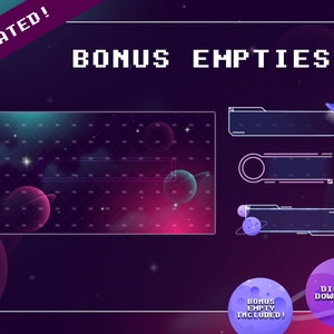Supernova Galaxy Complete Twitch Stream Overlay Pack Animated ...