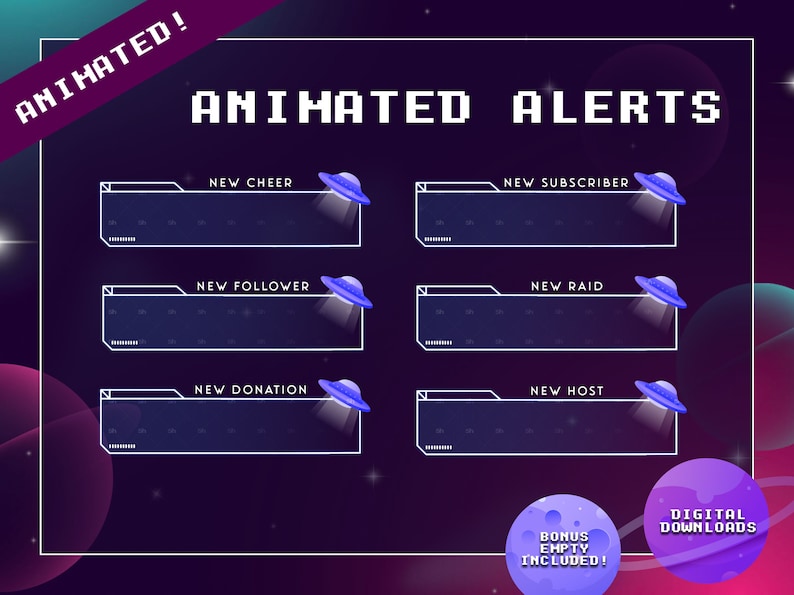 Supernova Galaxy Complete Twitch Stream Overlay Pack Animated - Etsy UK