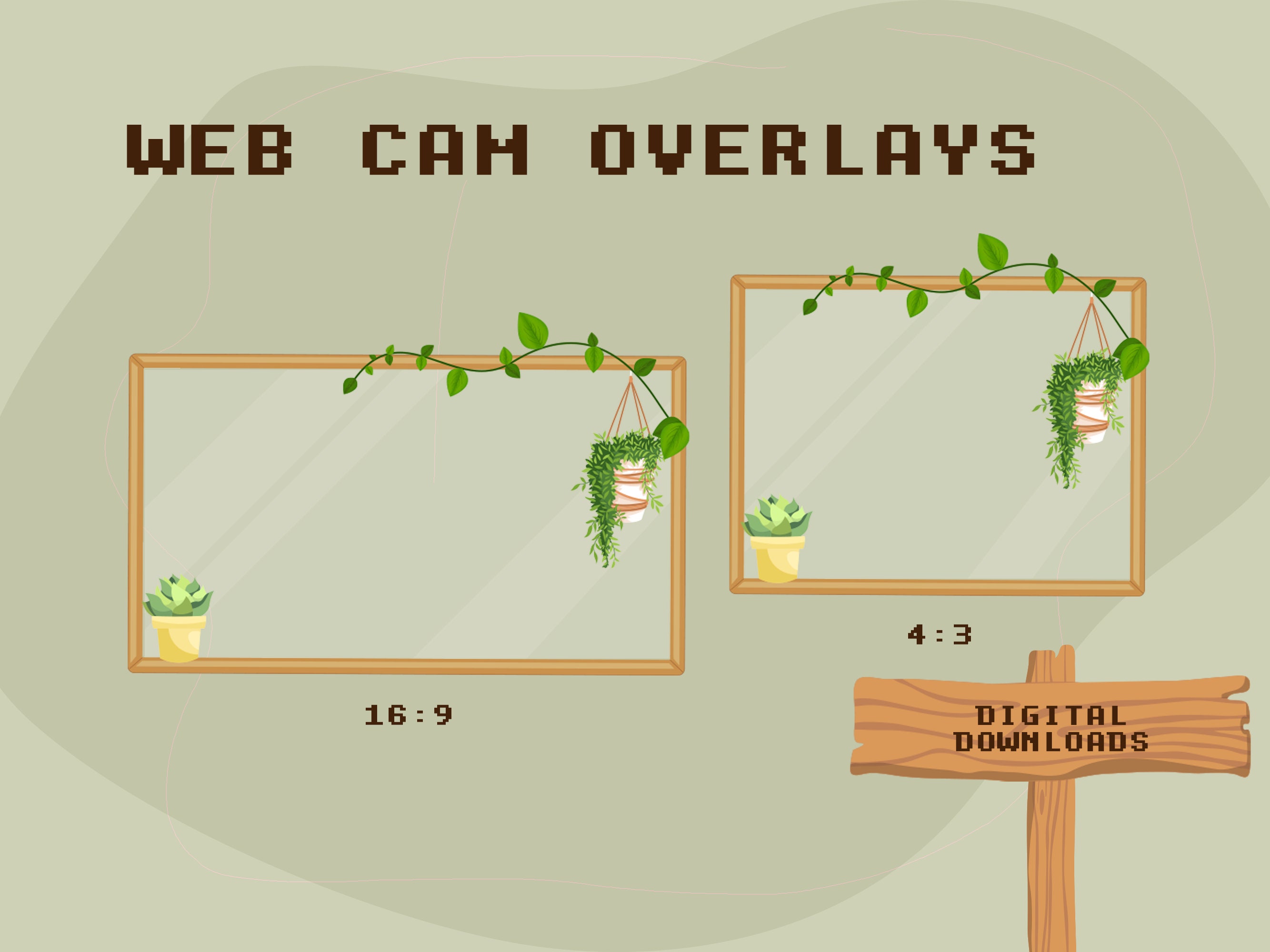 Webcam Borders for Twitch X 2 Cam Borders Twitch Streaming Streaming ...