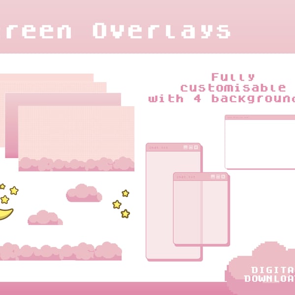 Pink Overlays - Etsy