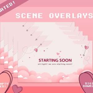 Cupid's Arrow Complete Twitch Stream Overlay Pack Animated |stream ...