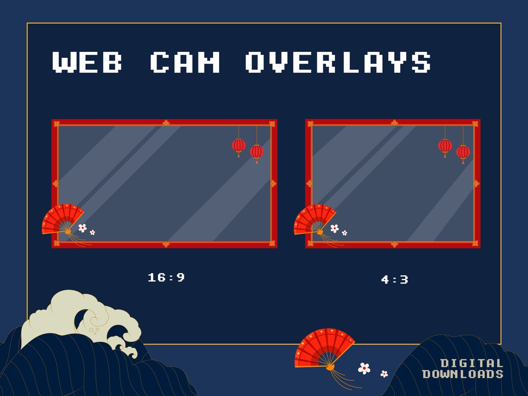 Webcam Borders for Twitch X 2 | Cam Borders | Twitch Streaming ...