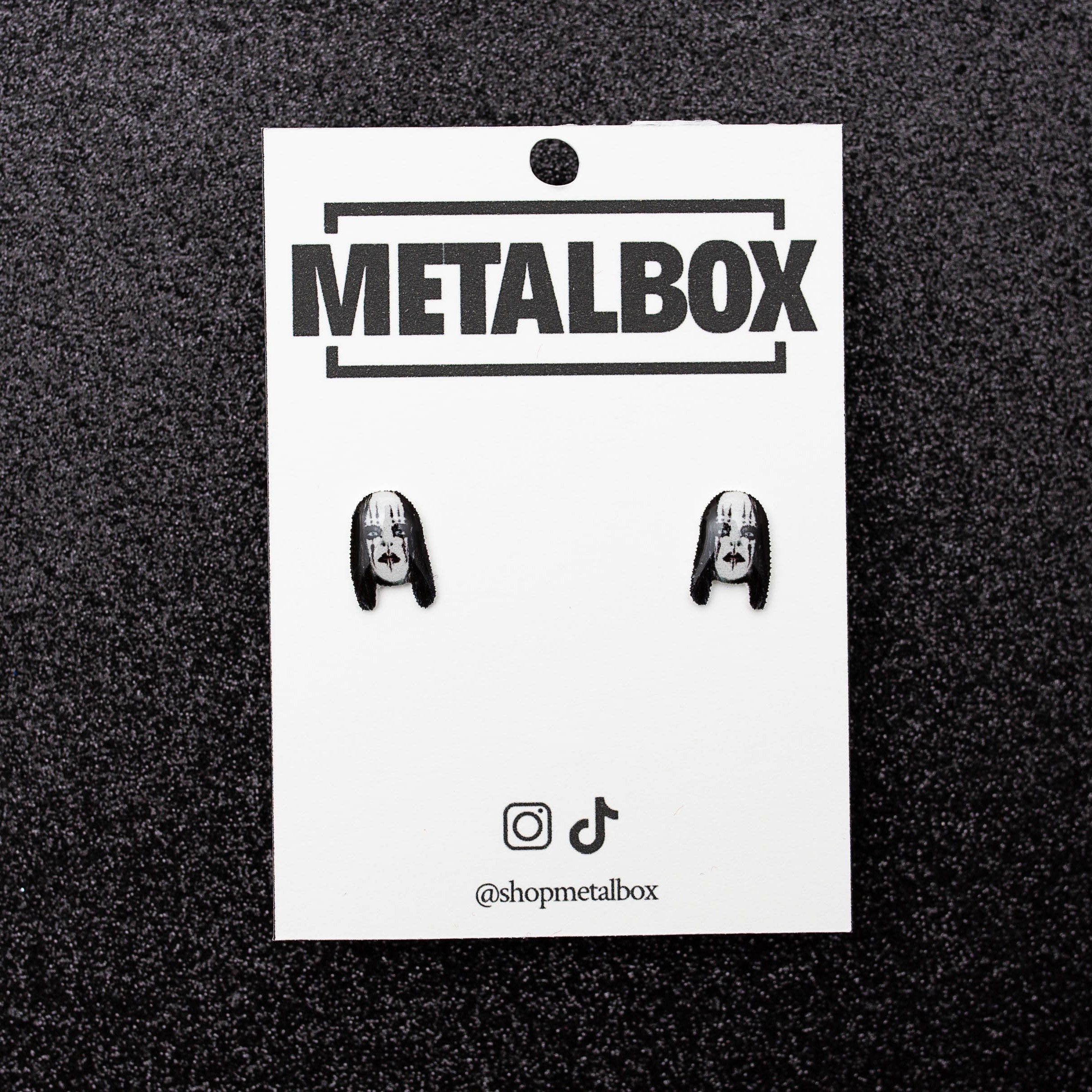 Slipknot Joey Jordison Vol. 3-era Mask Resin Stud Earrings - Etsy Hong Kong