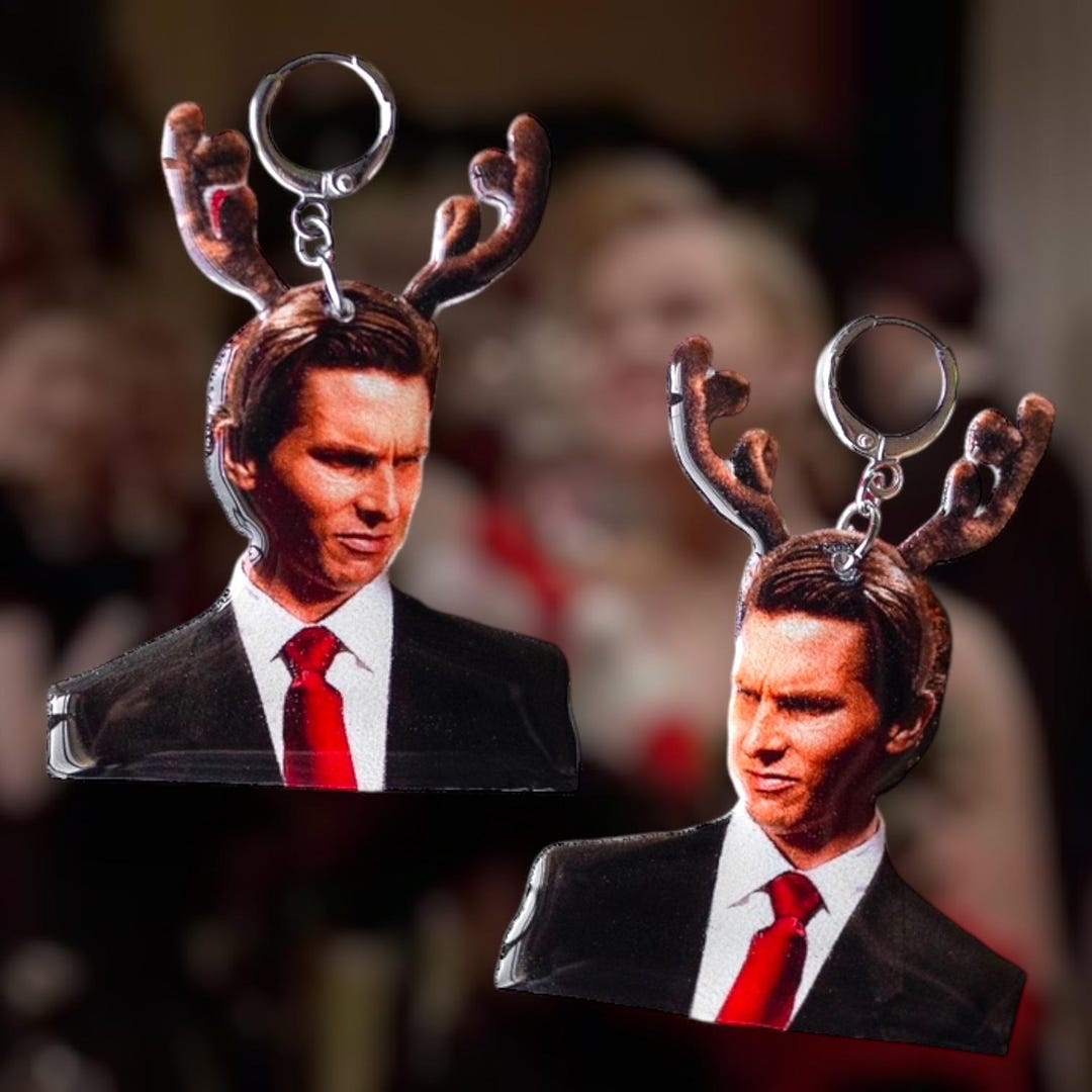 American Psycho-inspired Patrick Bateman Reindeer Antler Christmas ...