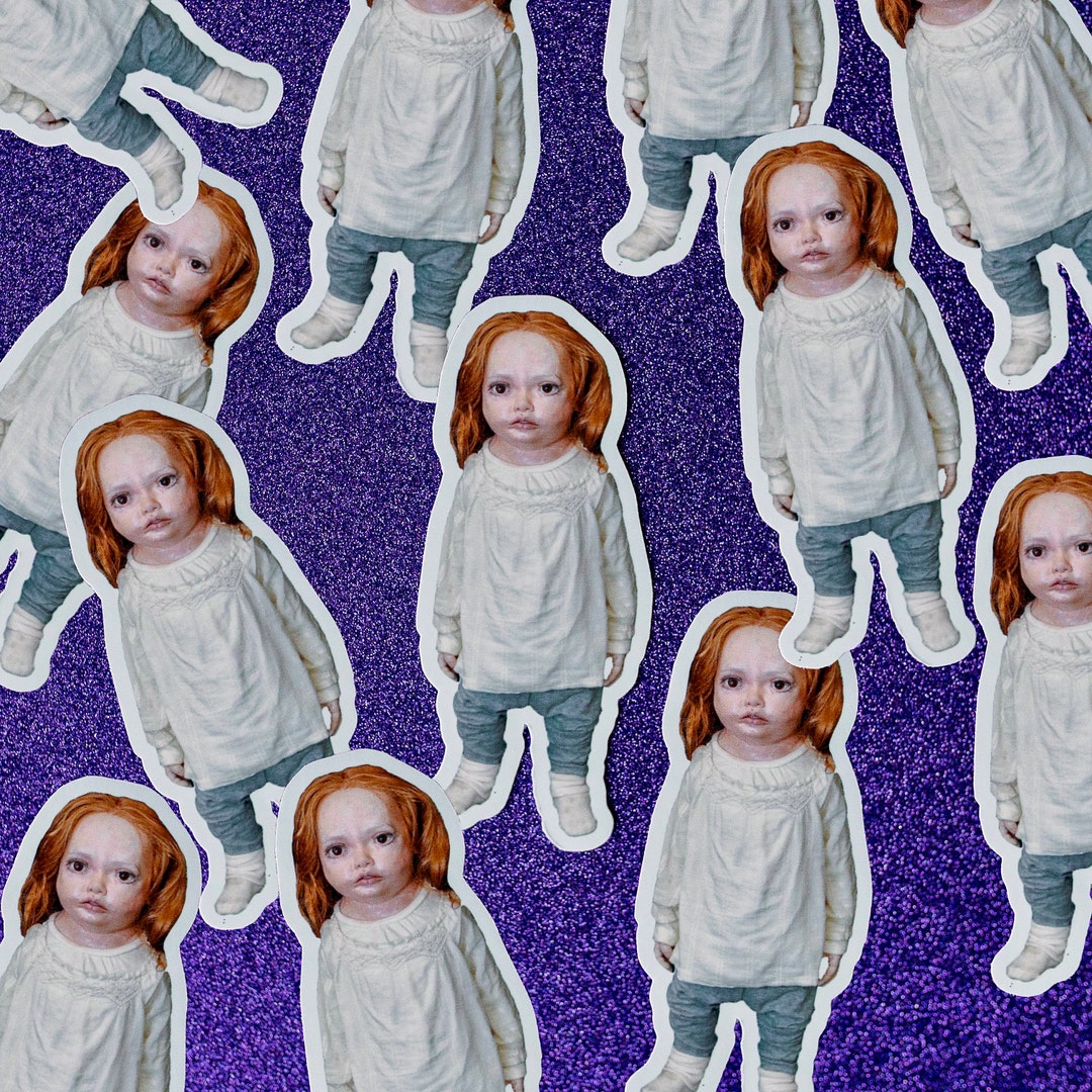 Twilight Breaking Dawn-inspired Renesmee Doll Chuckesmee Vinyl Sticker ...