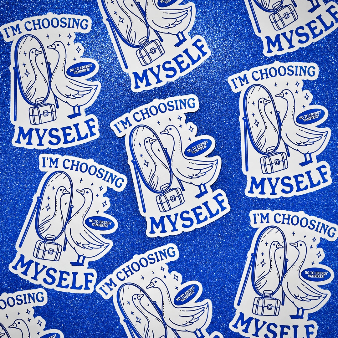 I'm Choosing Myself Vinyl Sticker - Etsy
