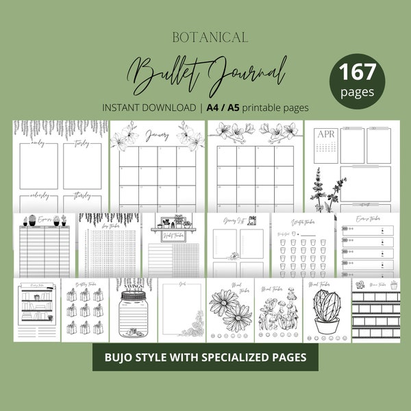 Bullet Journal - Etsy