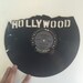 Hollywood Skyline Vinyl Record Art Cut From a Actual Vinyl Record - Etsy