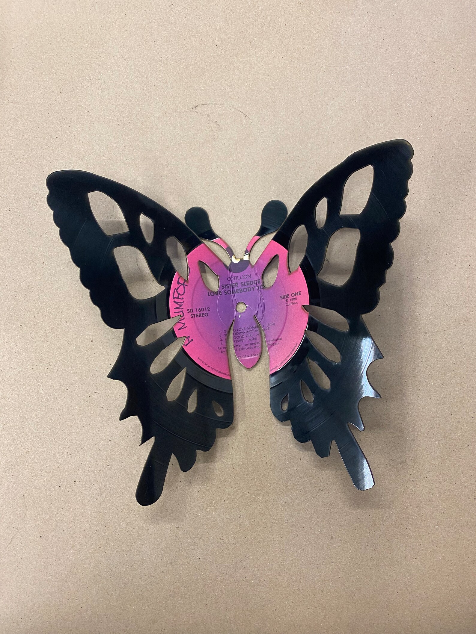 Butterfly 3D Vinyl Record Art - Etsy