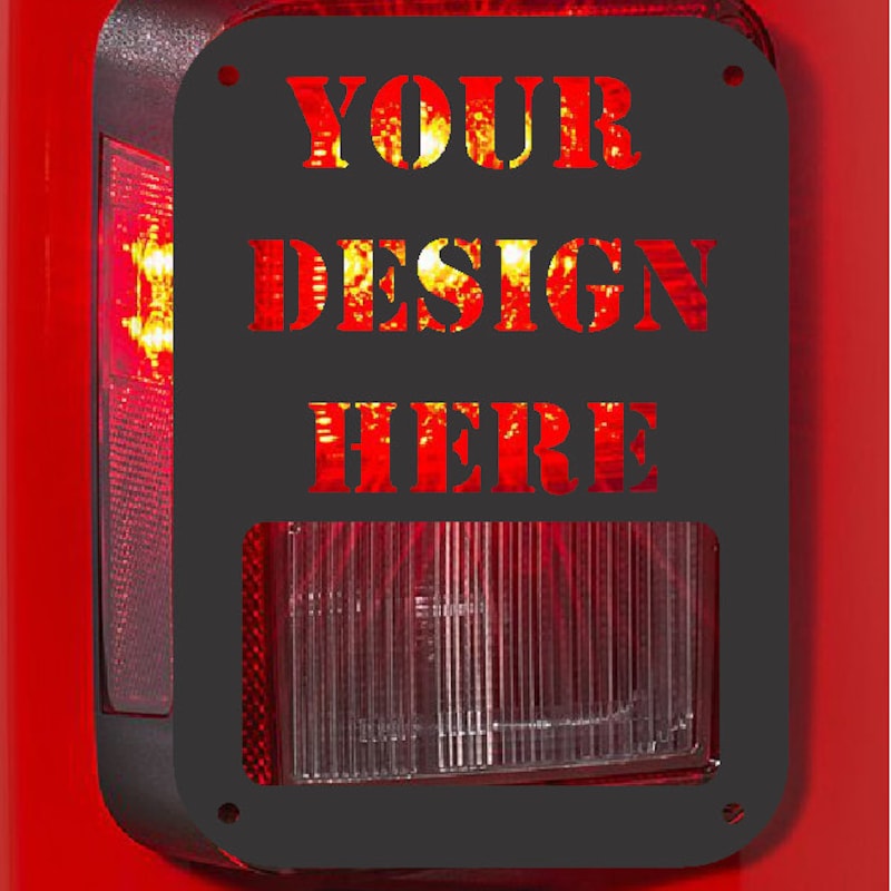 3d Jl Tail Light Covers - Etsy