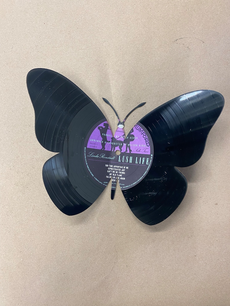 Butterfly 3D Vinyl Record Art - Etsy