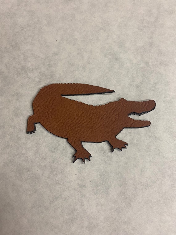 Alligator Leather Patches Blank Leather Patches PU Leather | Etsy