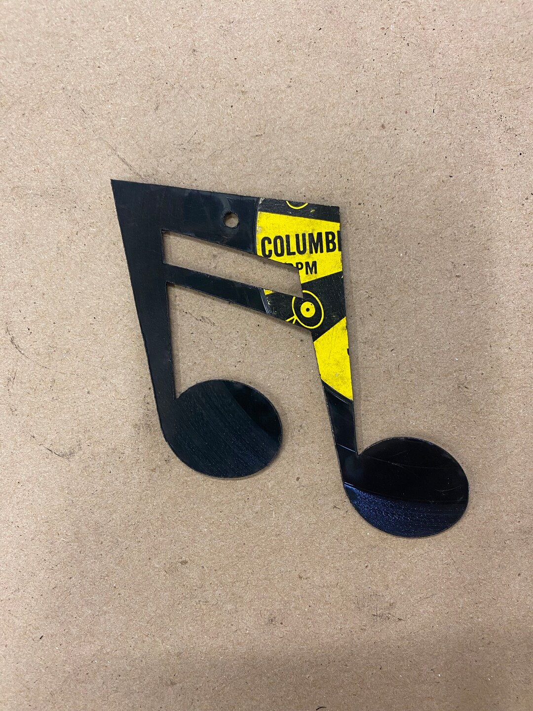Beam Note Vinyl Record Art Ornament Rear View Mirror Hanger - Etsy
