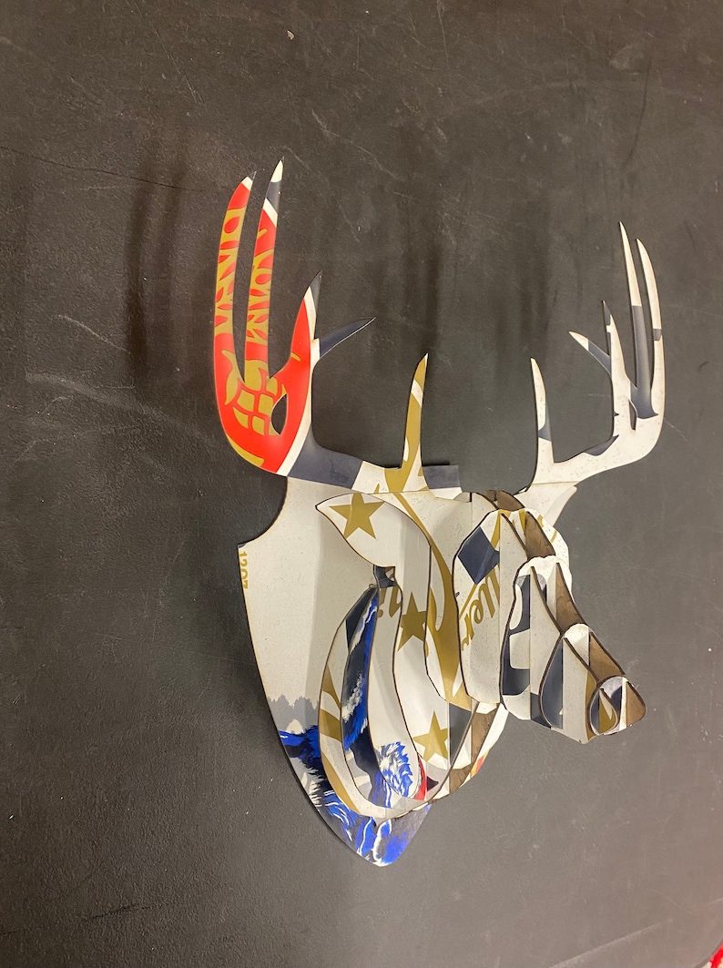 3D Micro Mini Deer Beer Head - Etsy