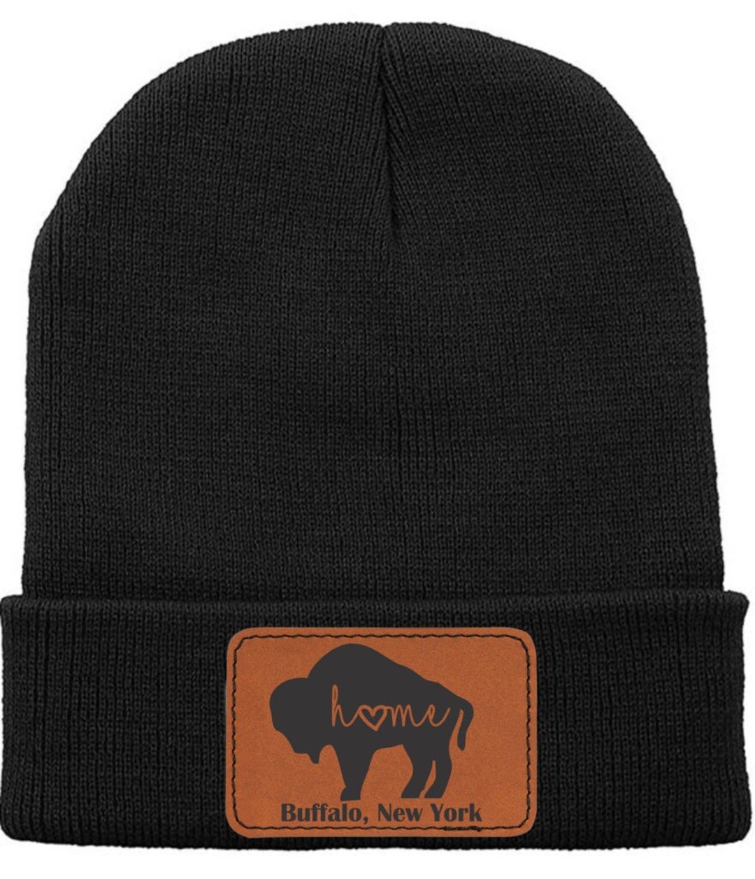 Buffalo Beanie Knit Cap Unisex - Etsy