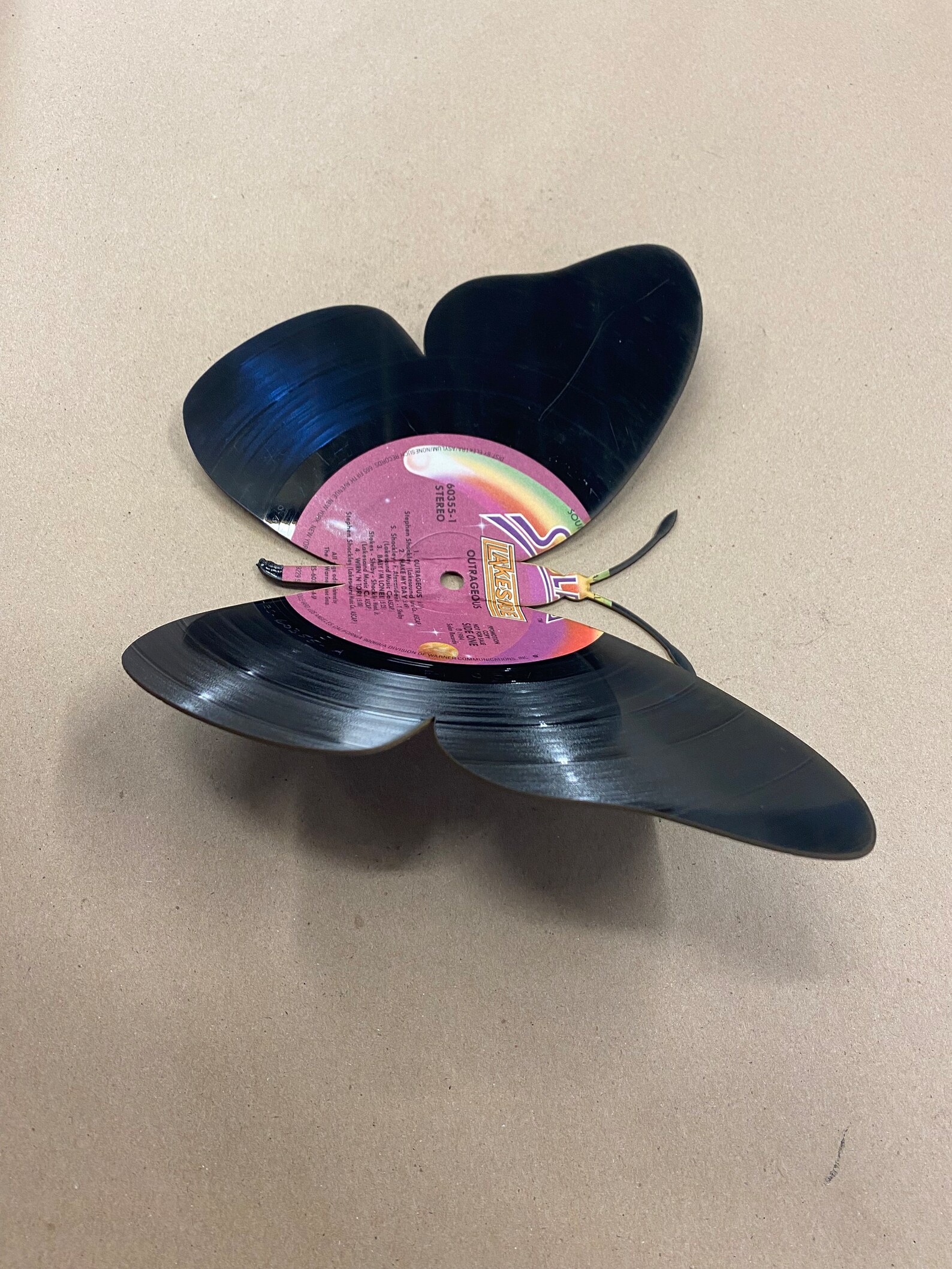 Butterfly 3D Vinyl Record Art - Etsy
