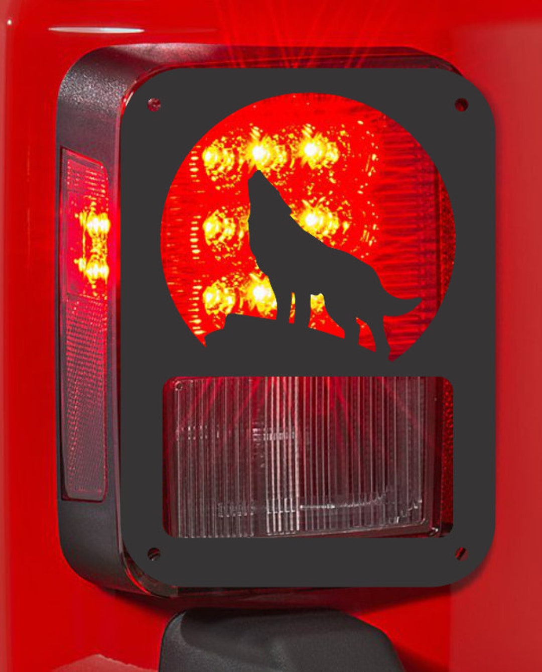 Wolf Tail Light Cover Taillight Covers - Etsy