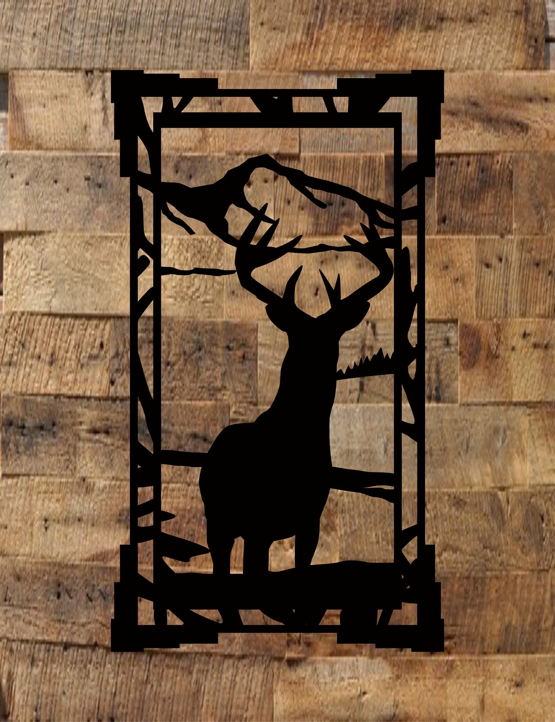 Deer Metal Sign, Cabin, Wall, Home, Outdoor, Mountain - Etsy