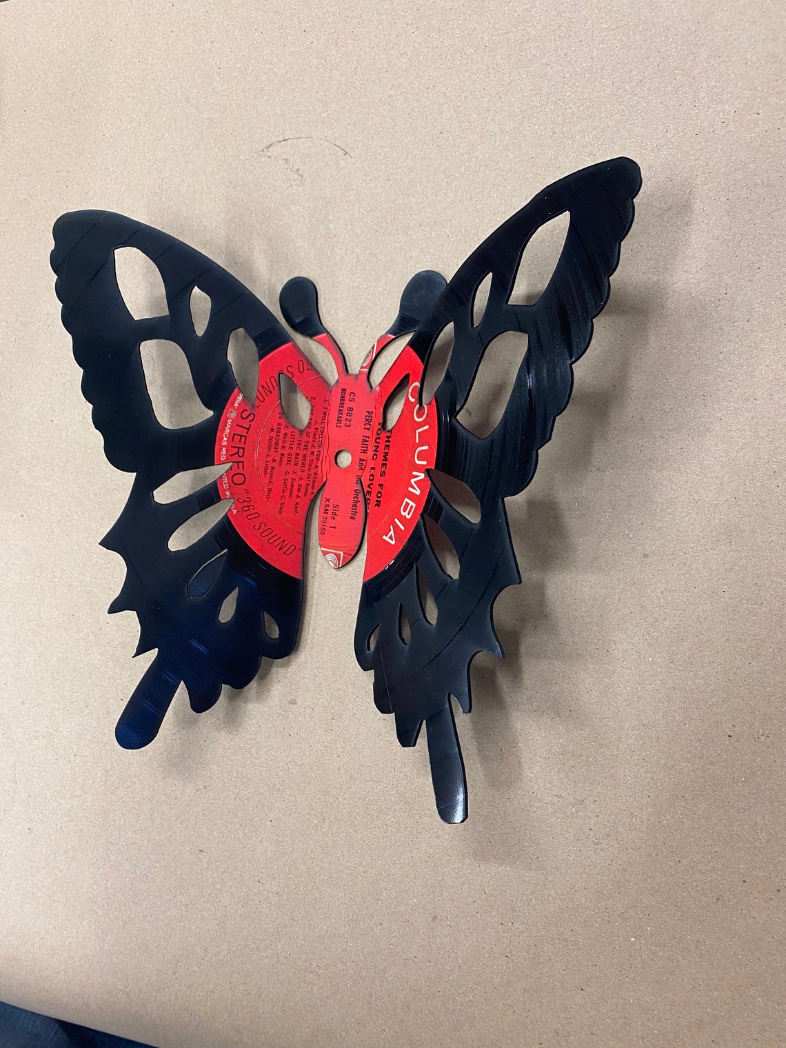Butterfly 3D Vinyl Record Art - Etsy