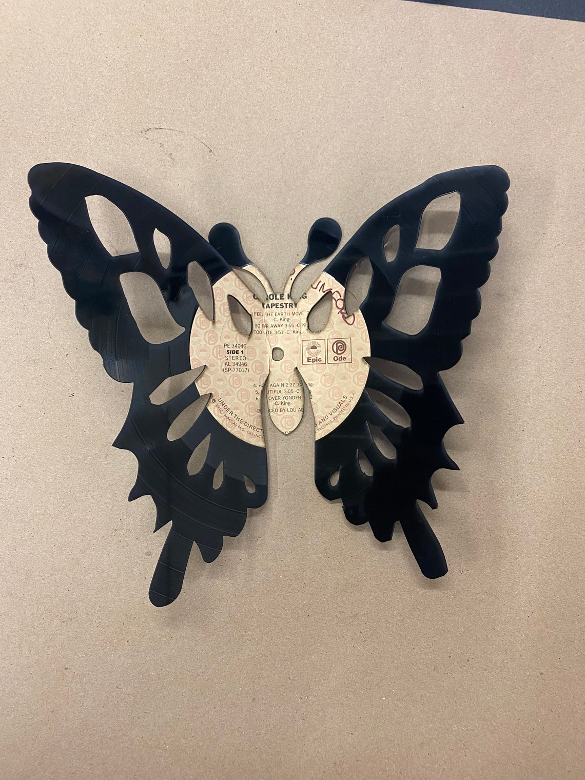 Butterfly 3D Vinyl Record Art - Etsy