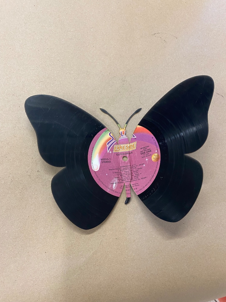 Butterfly 3D Vinyl Record Art - Etsy