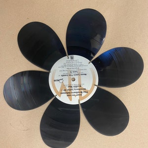 Flower Vinyl Record Art - Etsy