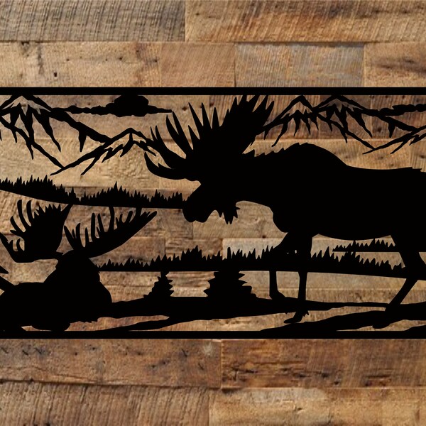 Moose Sign - Etsy