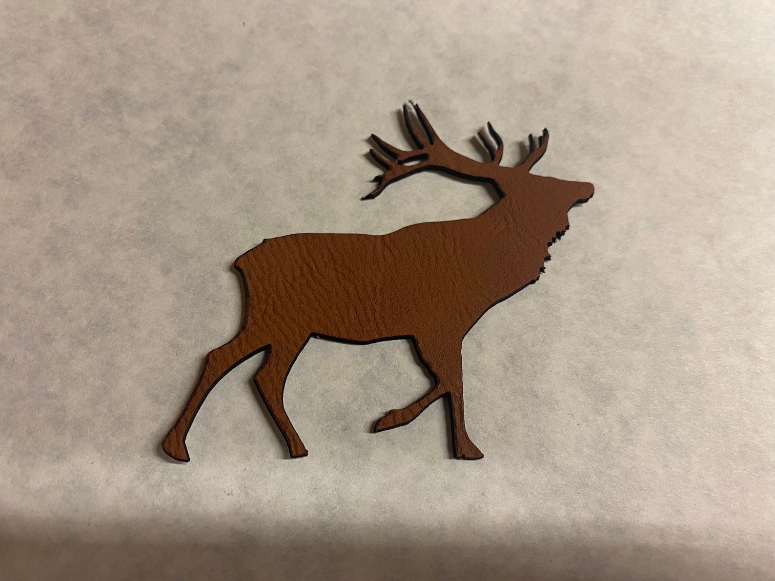 Elk Leather Patches Blank Leather Patches , PU Leather Patch, Faux ...