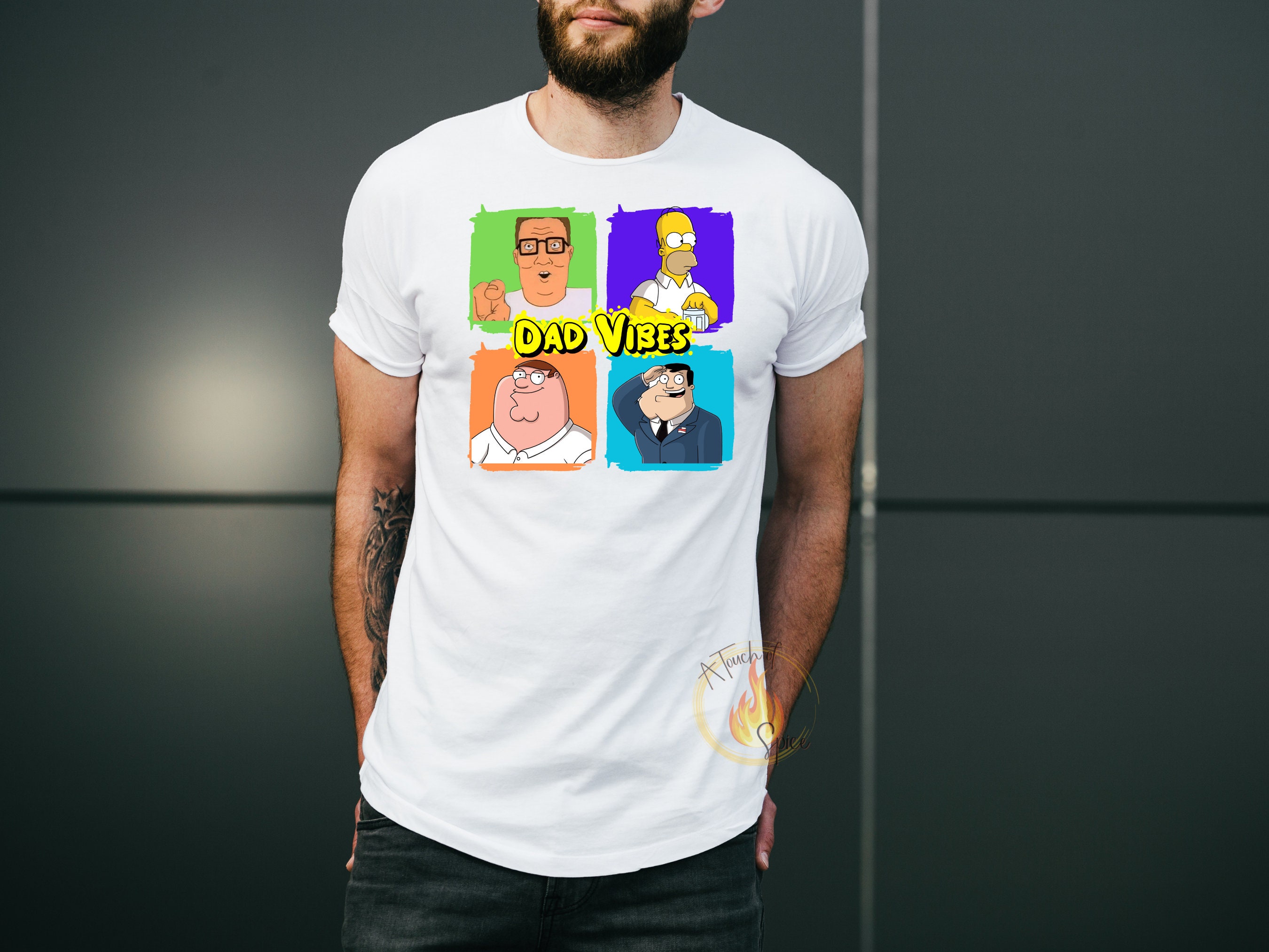 Animated Dad Vibes Png/jpg Sublimation Digital Download - Etsy