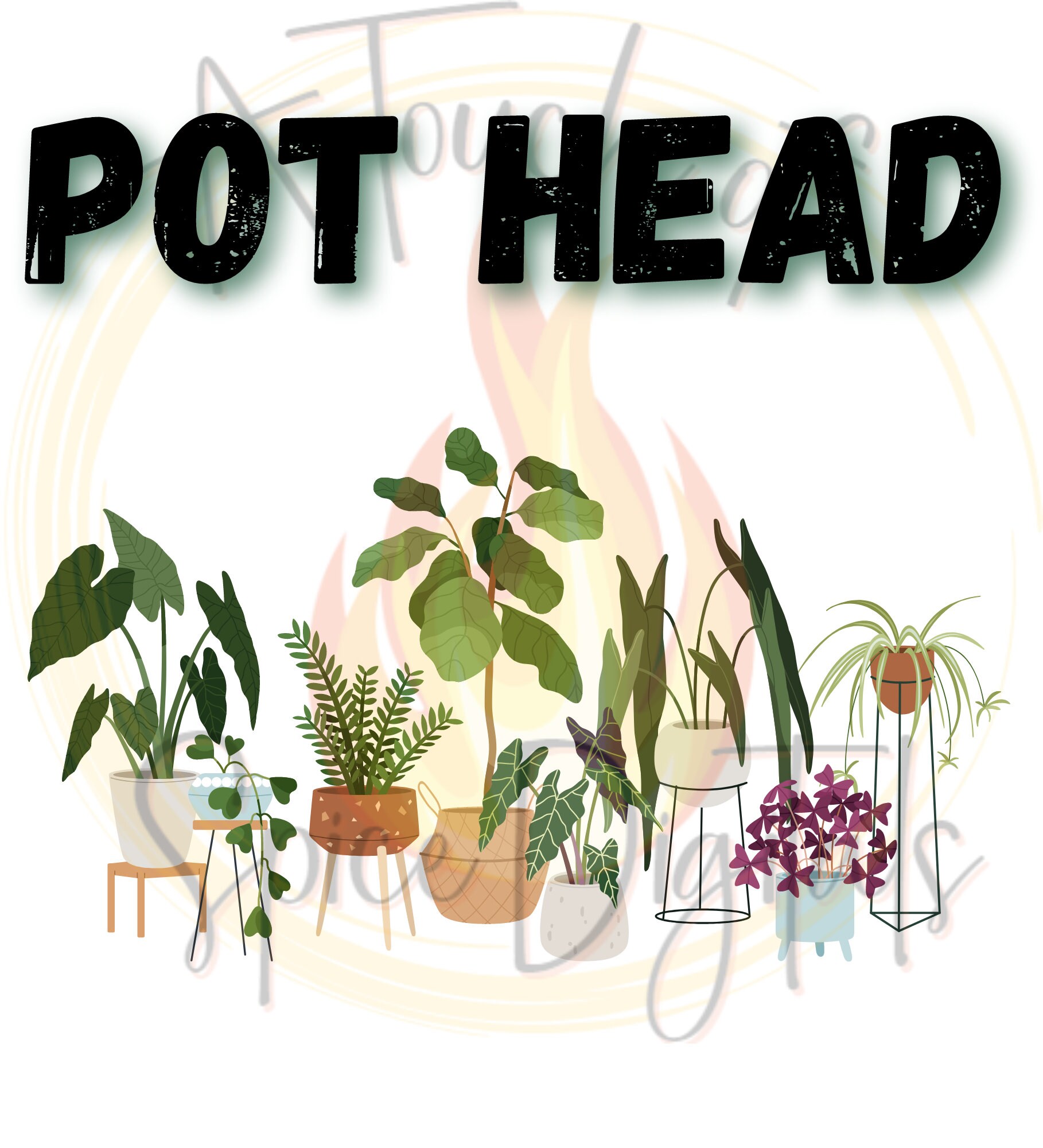 Pot Head PNG/JPG Sublimation/dtf Digital Design - Etsy