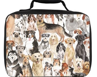 Dog Print Lunch Box - Etsy