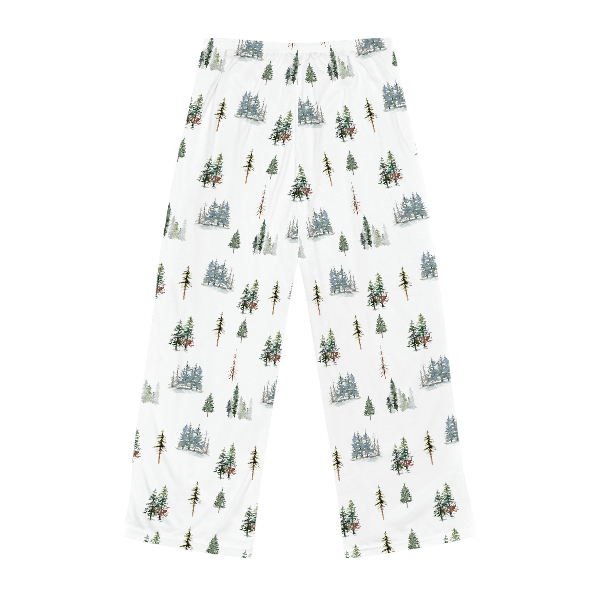 Forest Trees Custom Pajama Pants Women's Pajama Pants Winter Holiday ...