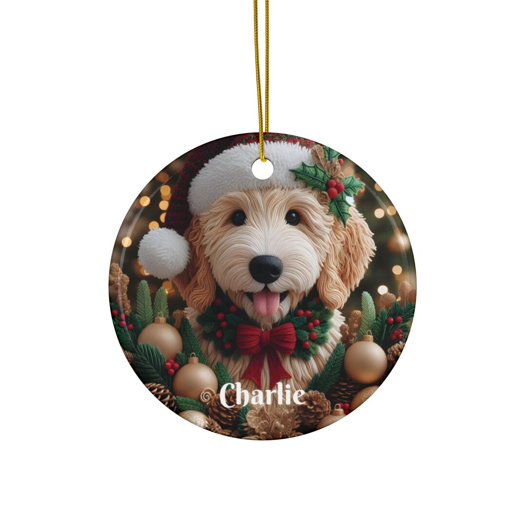 Personalized Christmas Ornament Goldendoodle Labradoodle Doodle Mom ...