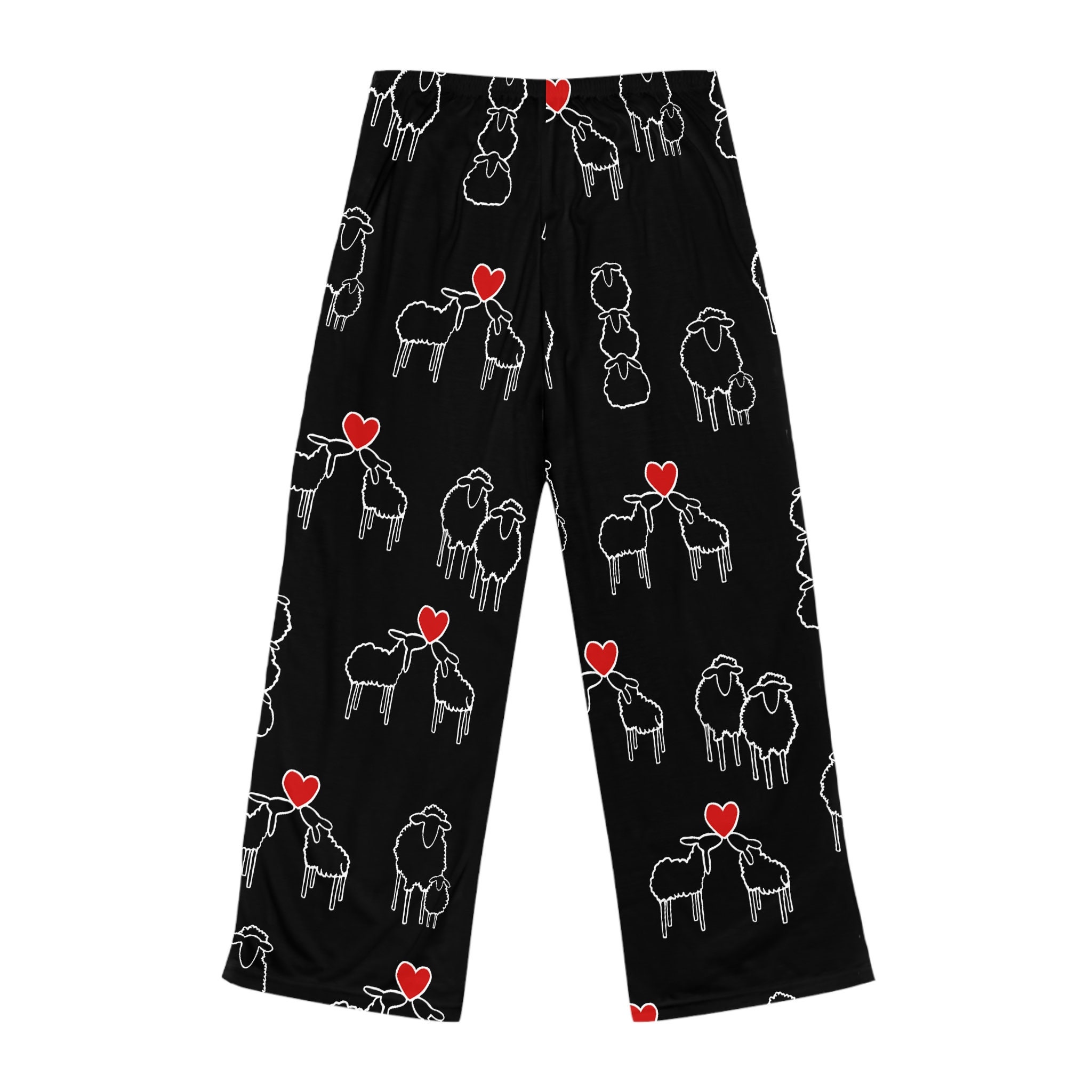 Sheep Print Custom Pajama Pants Women's Pajama Pants Winter Holiday ...
