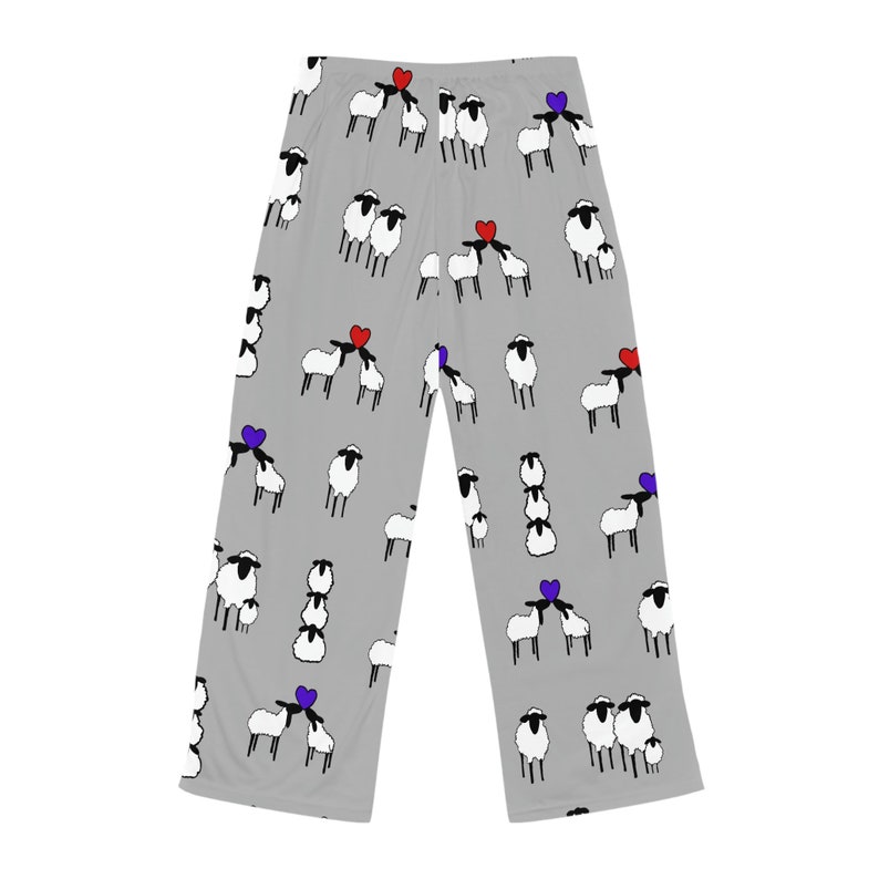 Sheep Print Custom Pajama Pants Women's Pajama Pants Winter Holiday ...