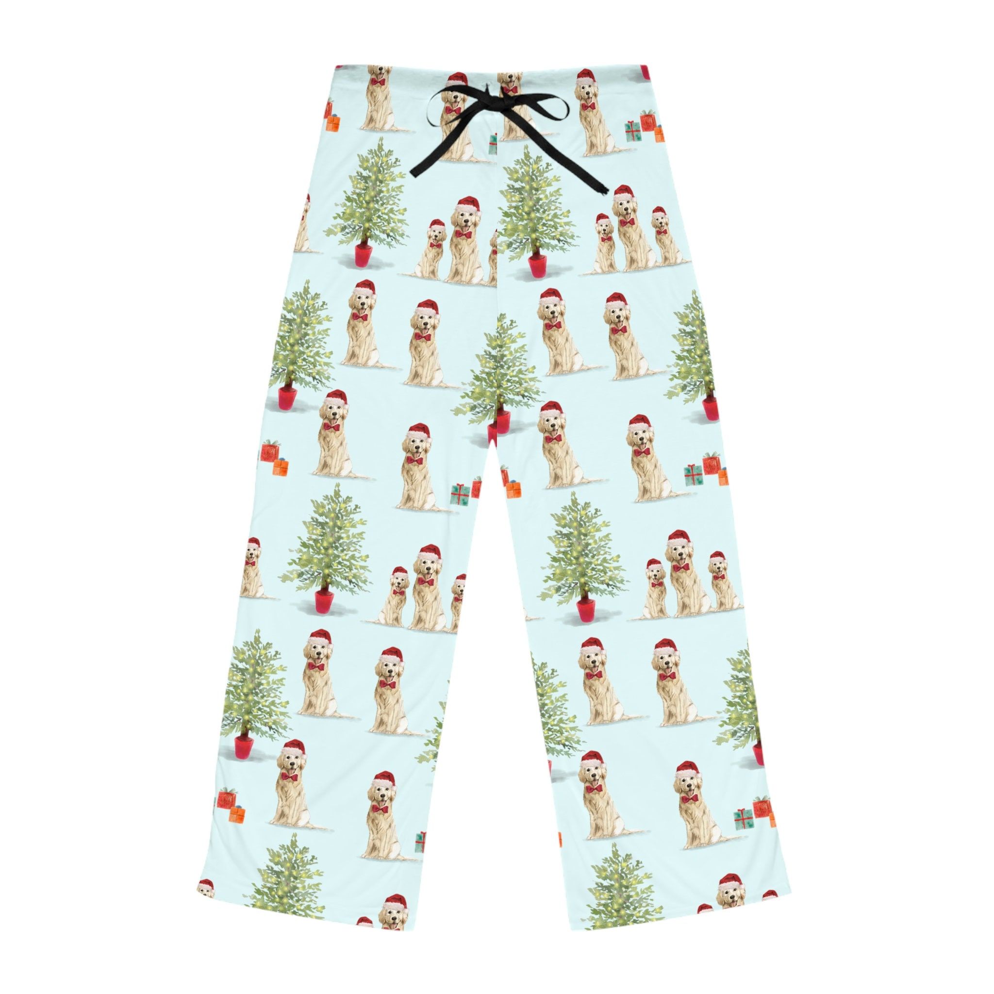 Golden Retriever Custom Pajama Pants Women's Pajama Pants Golden Lovers ...