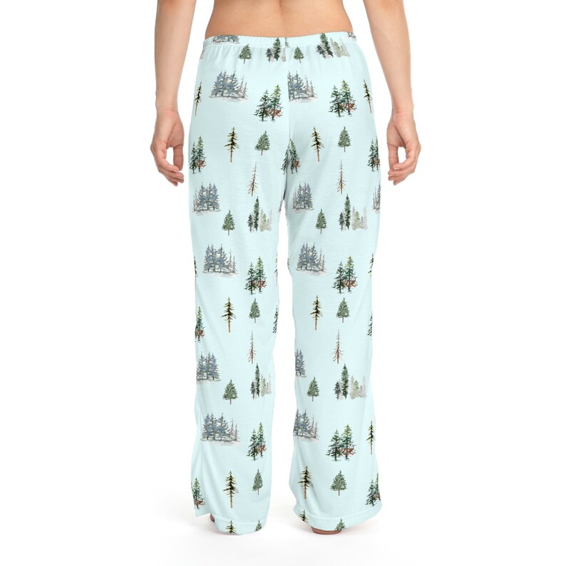 Forest Trees Custom Pajama Pants Women's Pajama Pants Winter Holiday ...