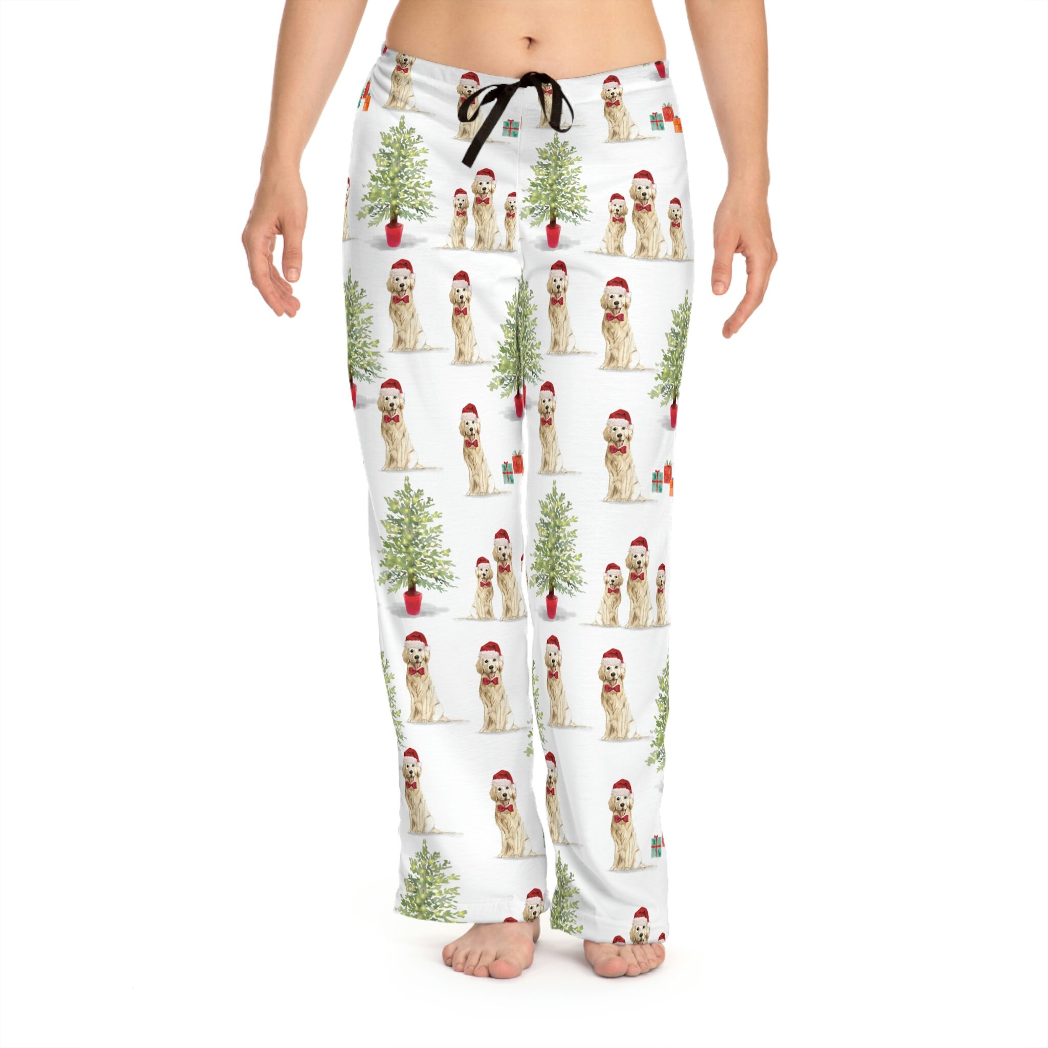 Golden Retriever Custom Pajama Pants Women's Pajama Pants Golden Lovers ...