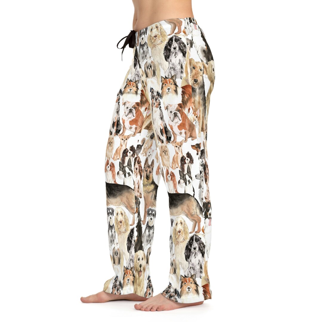 Dog Lover Custom Pajama Pants Women's Pajama Pants Cocker - Etsy
