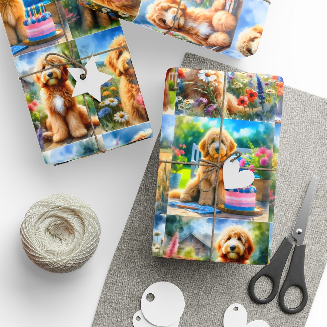 Goldendoodle Wrapping Paper Gift Wrap Labradoodle Lovers Doodle Mom ...