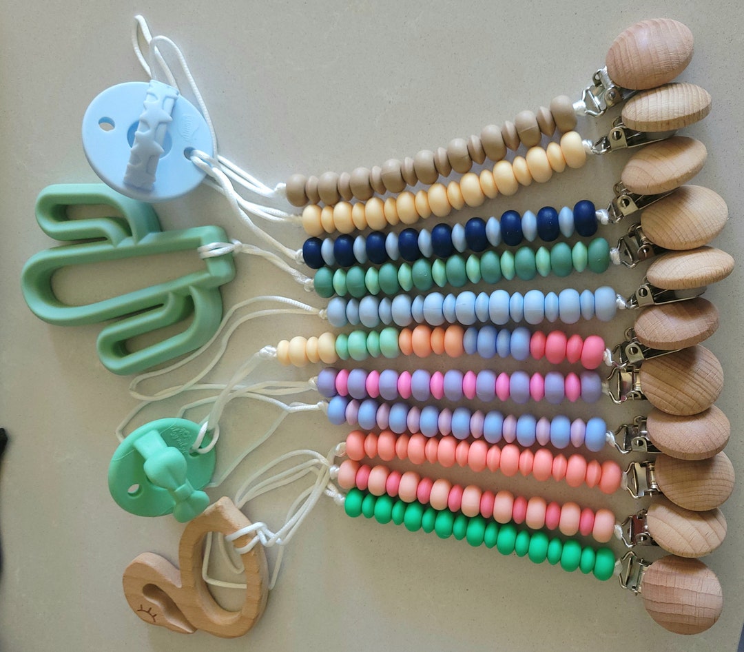 Pacifier Clip | Cute Pacifier Clip | Personalized Pacifier Clip | Baby ...