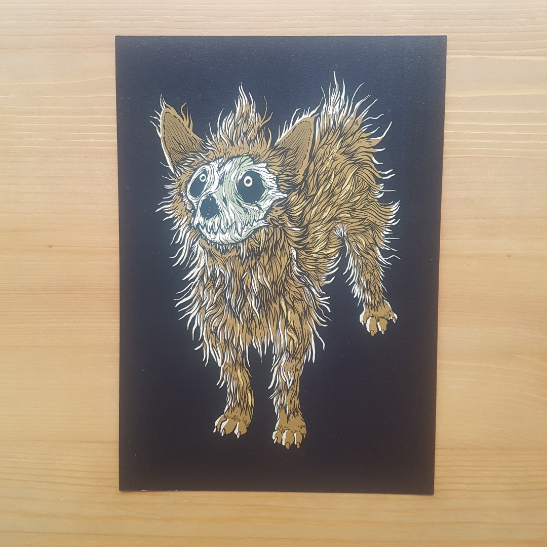 Star Trek Voyager Neeka Skull Art Print A5 Halloween Spooky Goth Decor ...