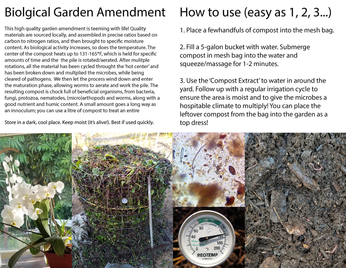 Biological Garden Amendment Aerobic Compost Fertilizer With Worms ...