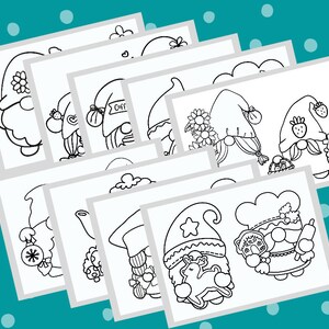 Personalised Gonk Colouring in Printable Download - Etsy