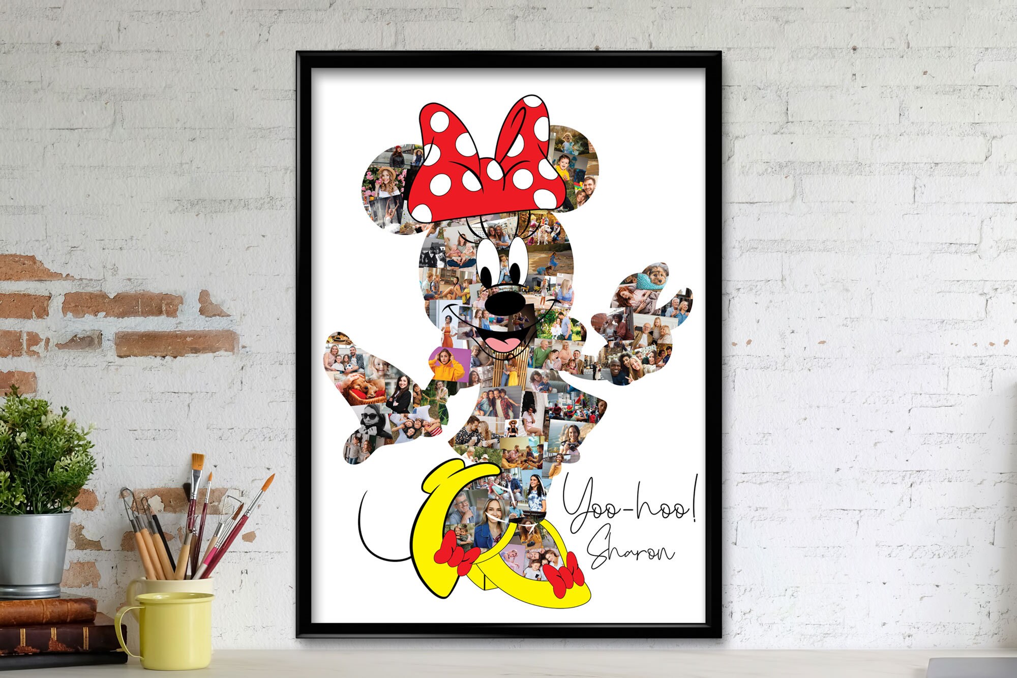 Minnie Mouse Photo Collage - Etsy