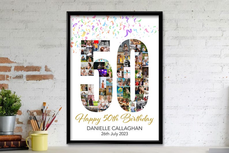 Birthday Photo Collage - Etsy