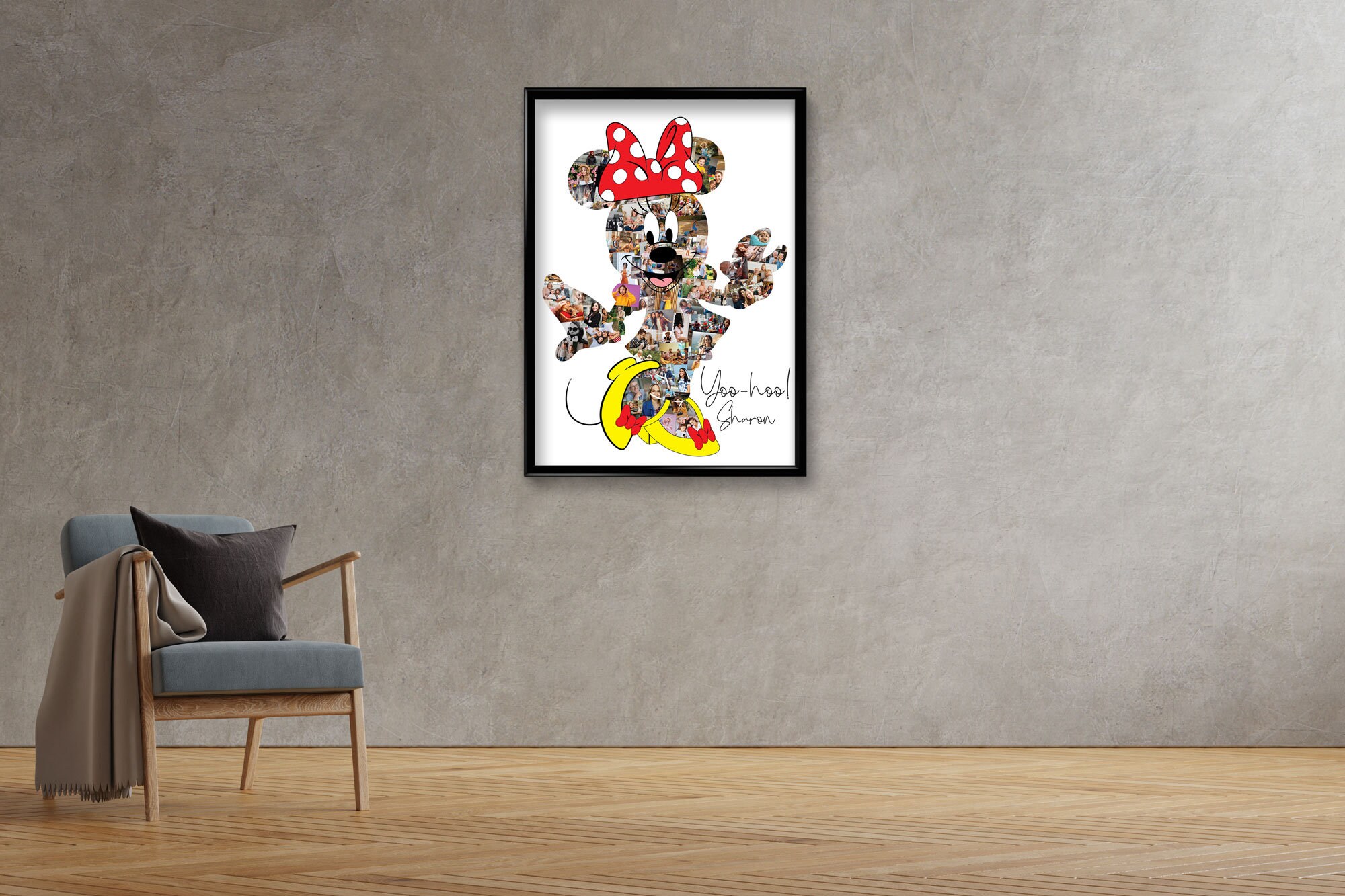 Minnie Mouse Photo Collage - Etsy