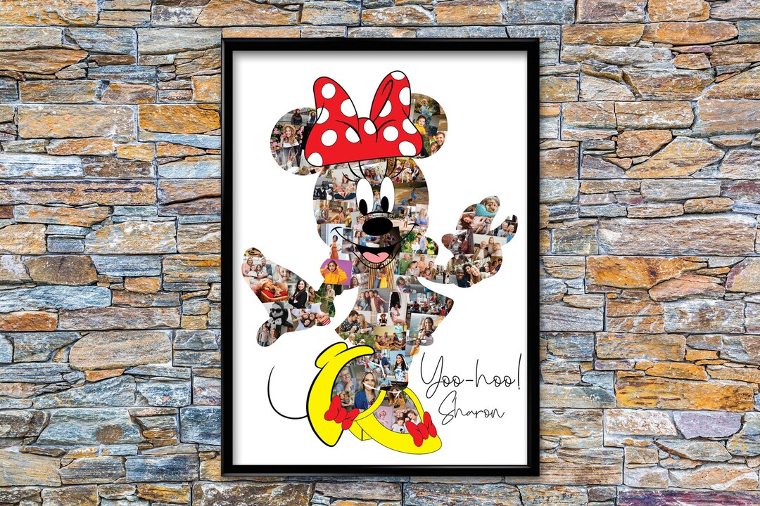 Minnie Mouse Photo Collage - Etsy