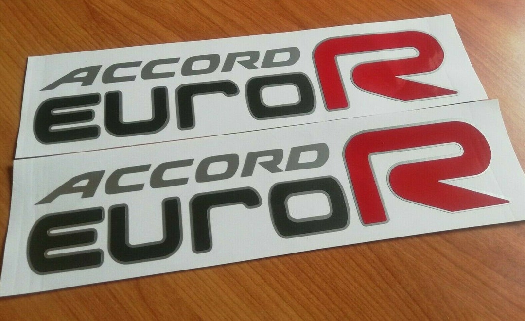 Accord Euro R Side Decals Fits CL7 CL9 K20 K24 Reproduction Stickers - Etsy