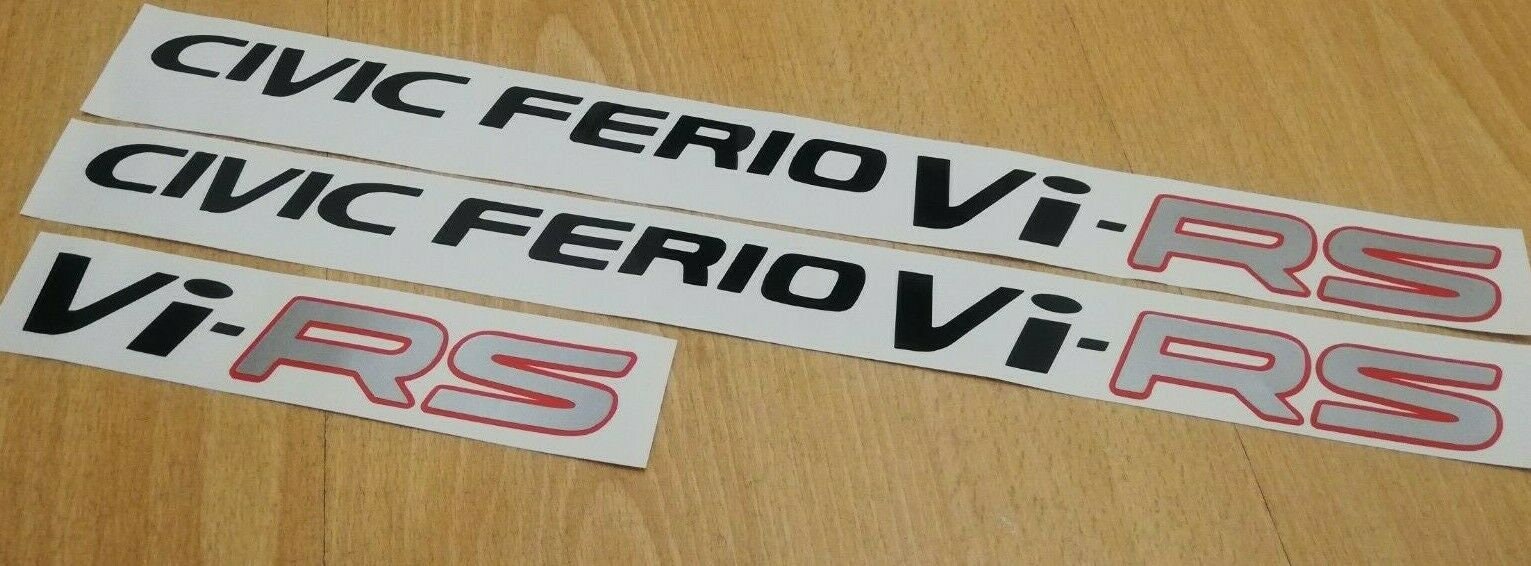 Civic Ferio Vi-rs fits Civic Virs Jdm EK SI-R Side Decal - Etsy